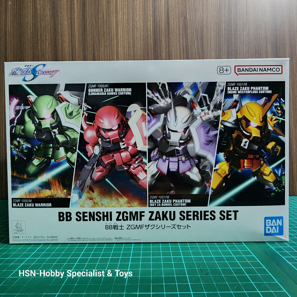 Bb Senshi ZGMF Zaku Series Set Model Kit | Shopee Philippines