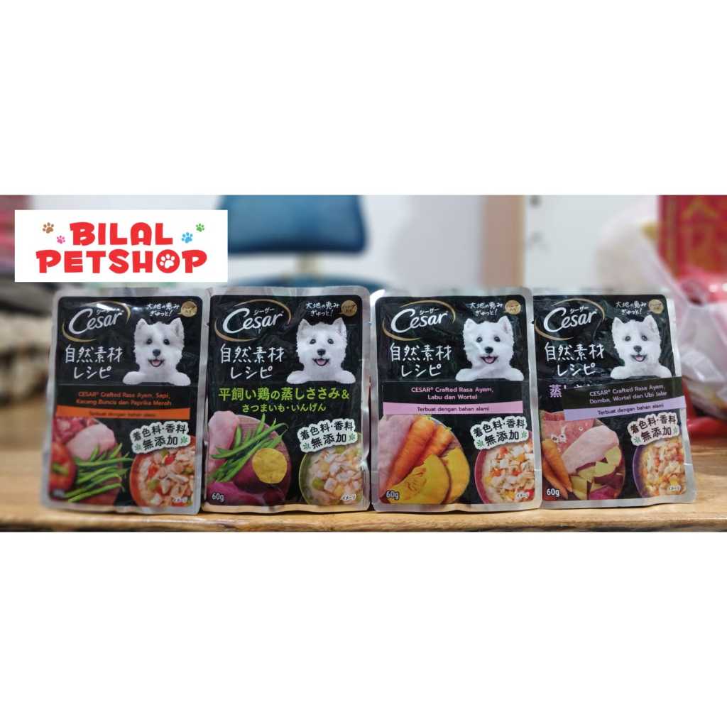 Cesar Wet Dog Food Pouch 60 gr Sachet Wet Food | Shopee Philippines