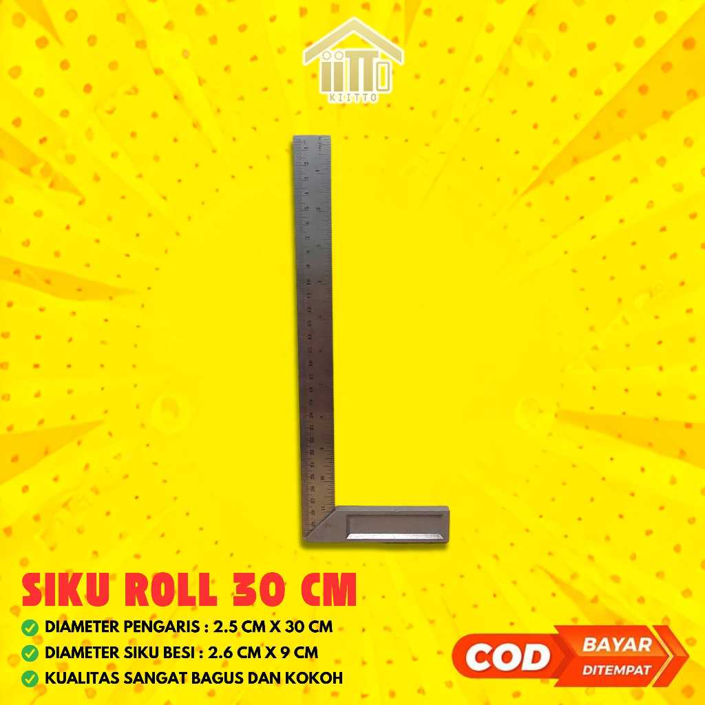 SIKU WORKMAN'S ROLL ELBOW 30 CM METER RULER/ QUALITY 30 CM ELBOW RULER ...