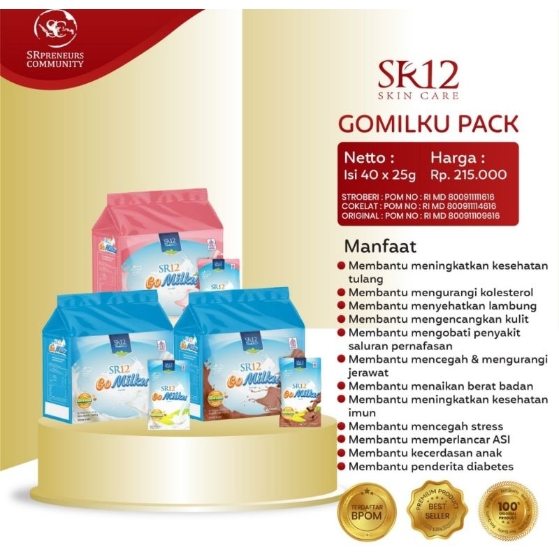 Go MILKU SR12 ETAWA GOAT MILK SACHET PACKAGING 1 PACK | Shopee Philippines