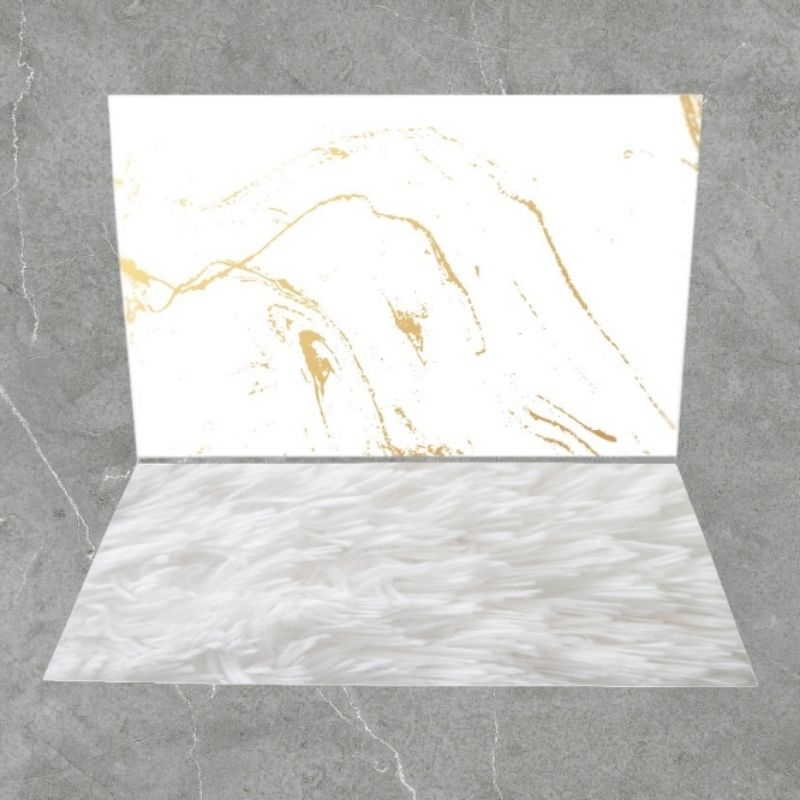 30x45 Folding Photo Mat Background for Product Photos with Gold Marble ...