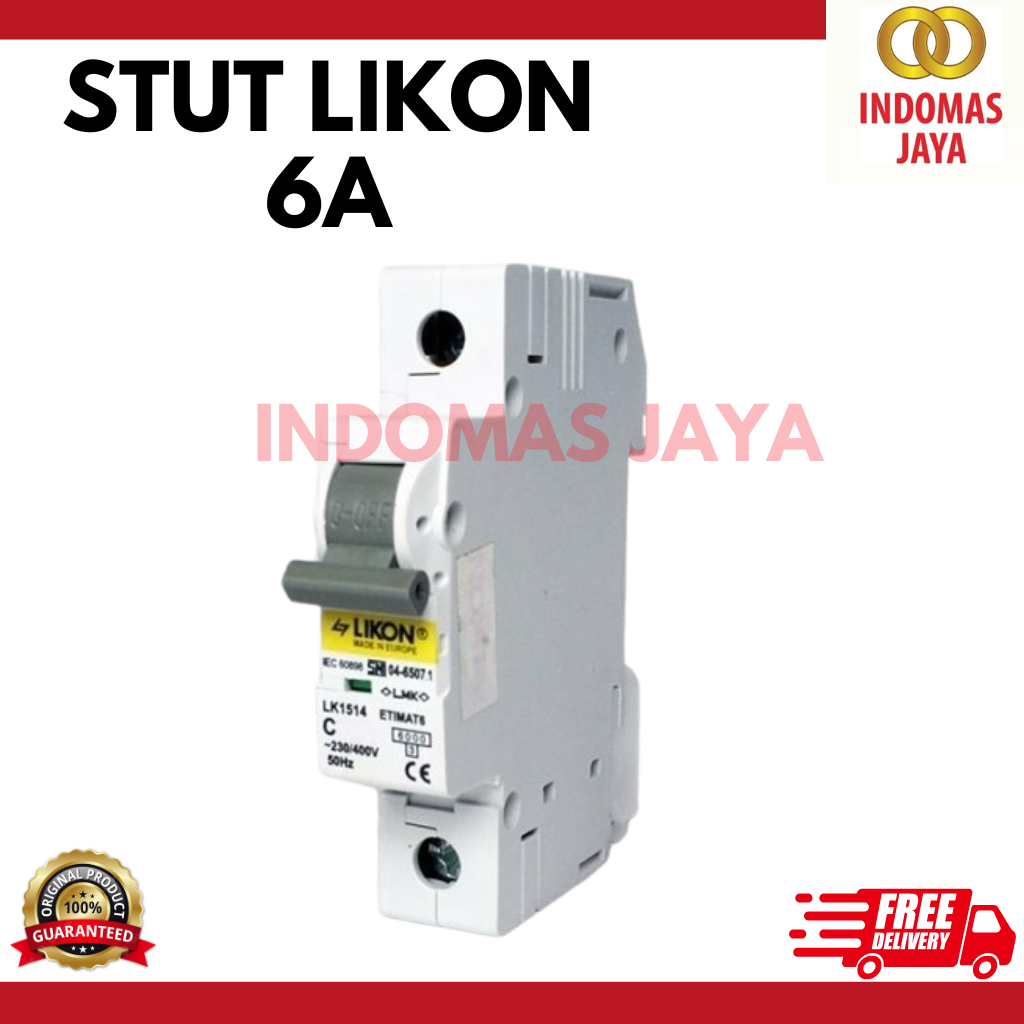 Mcb 1 PHASE 6A GRAY - LIKON | Shopee Philippines