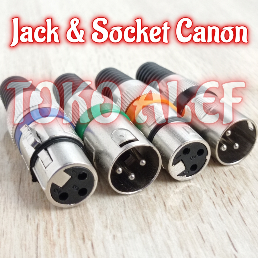 10pcs XLR male female Canon canare Jack mic socket connector cannon ...