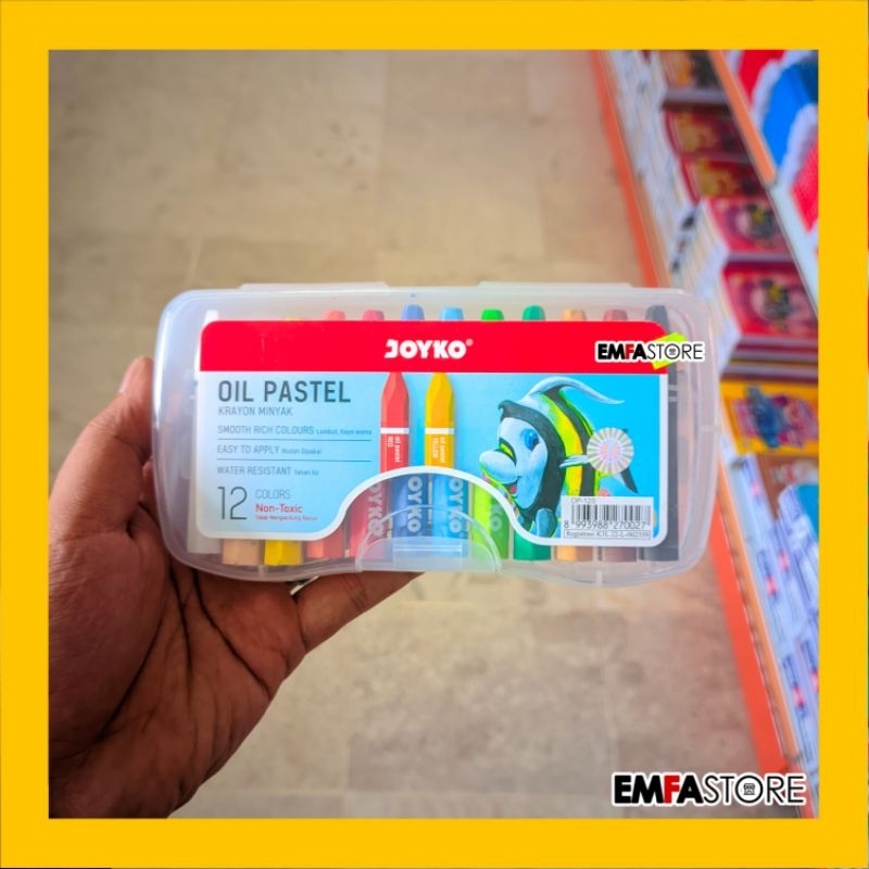 Original Joyko Oil Pastel Crayons 12 Colors | Shopee Philippines