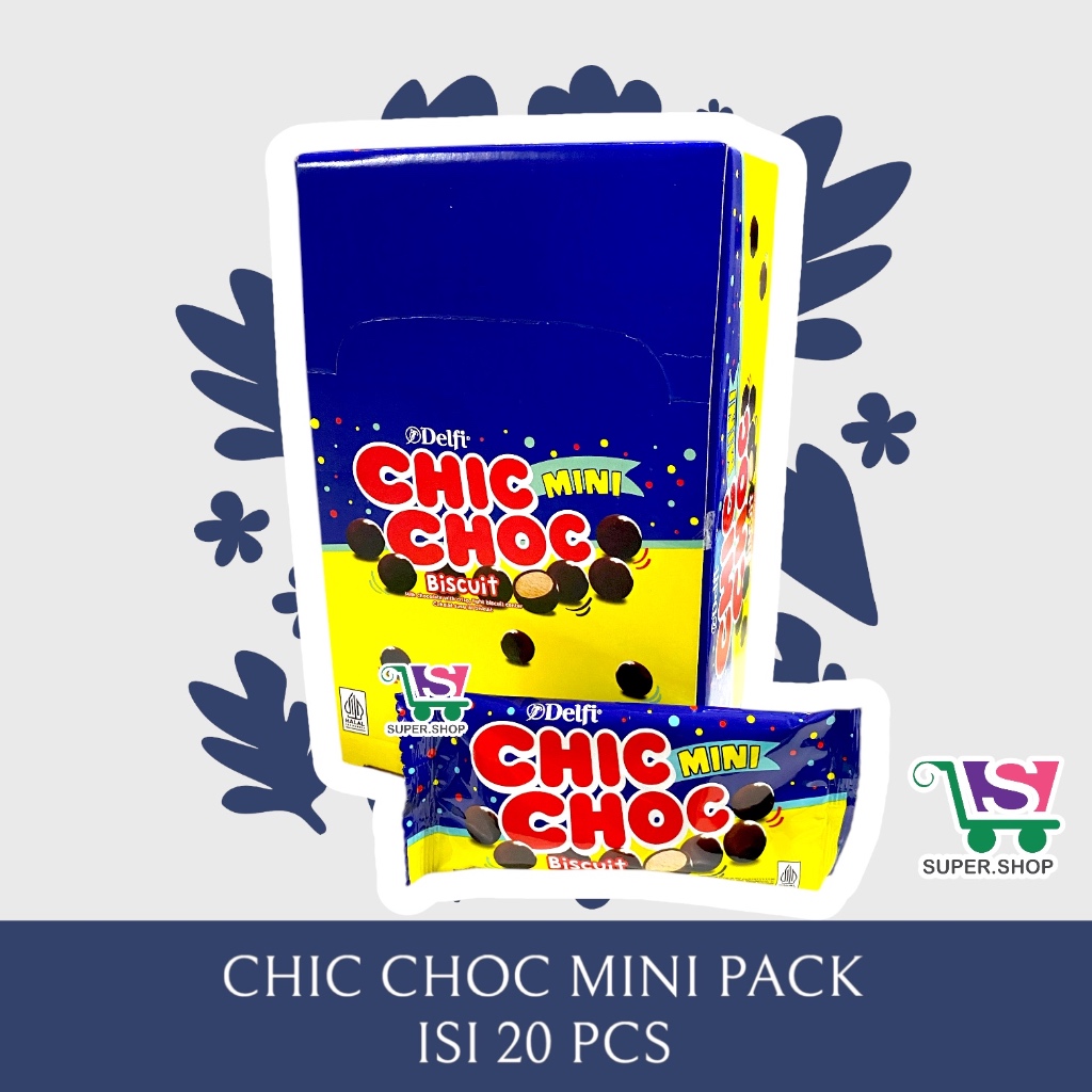 Delfi Chic Choc Mini Chocolate Biscuit PACK (20 pcs) | Shopee Philippines