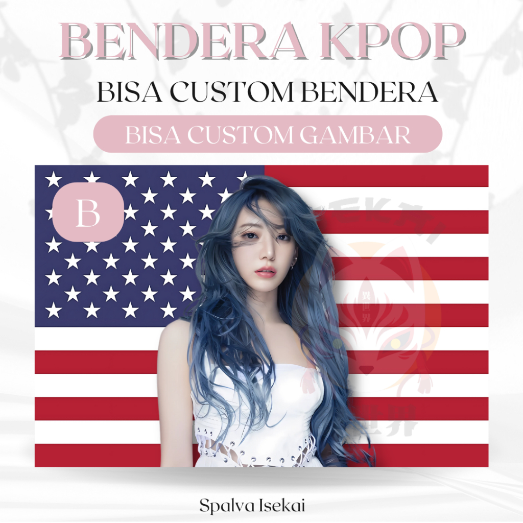 Kpop SAKURA LE SSERAFIM Flag / Kpop Flag / Kpop AMERICAN Flag / Kpop ...