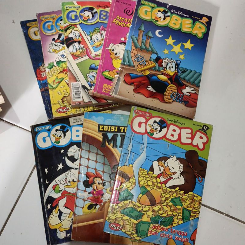 Uncle Scrooge comic choose number in variations | Shopee Philippines
