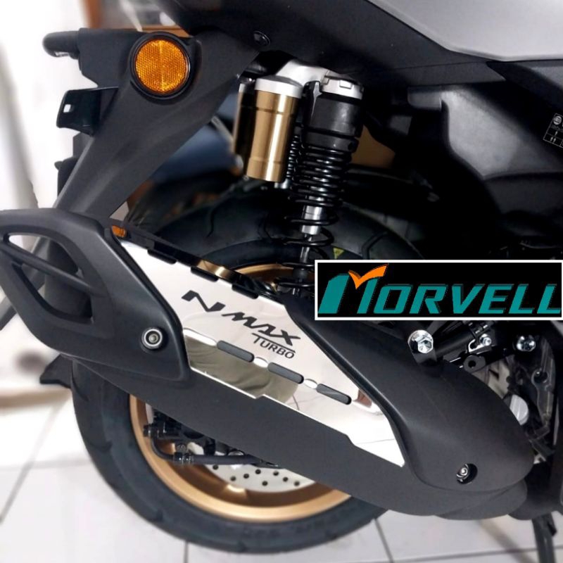 Nmax neo turbo 155 2020 - 2025 exhaust cover garnish muffler cover nmax ...