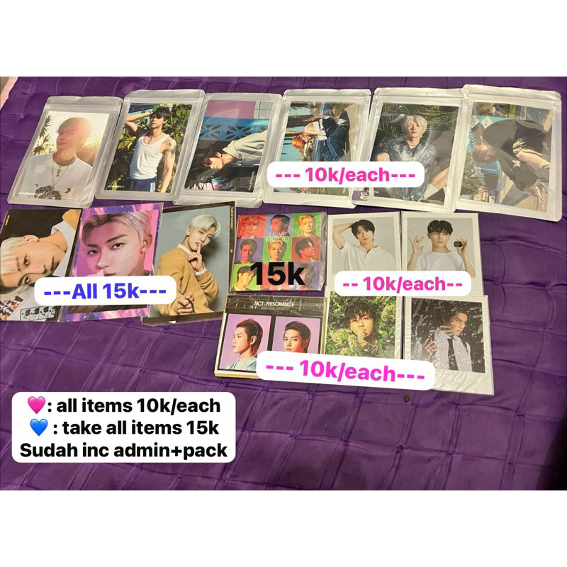 Postcard 4x6 AYYO MD OFFICIAL NCT 127 TAEYONG JAEHYUNJUNGWOO HAECHAN ...