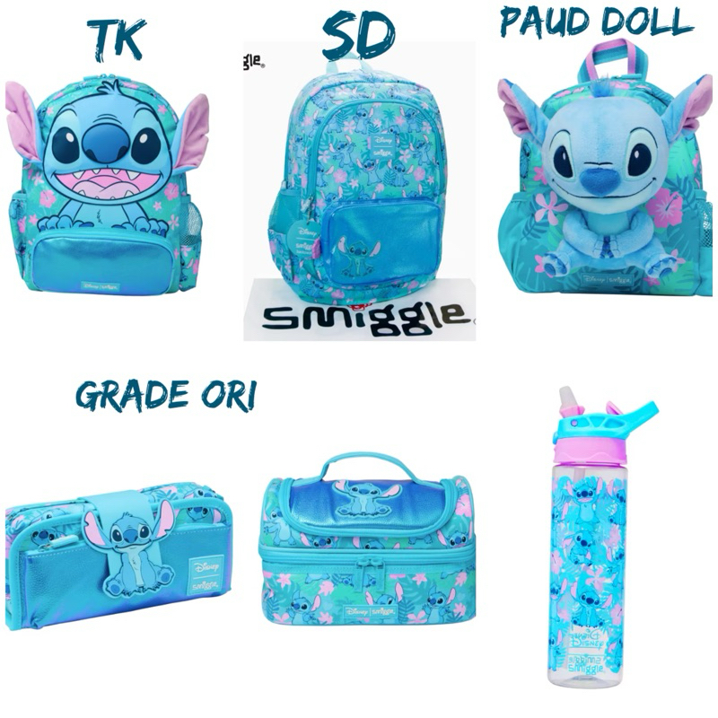 New BACKPACK SMIGGLE SD LILO STICH GRADE ORI | Shopee Philippines