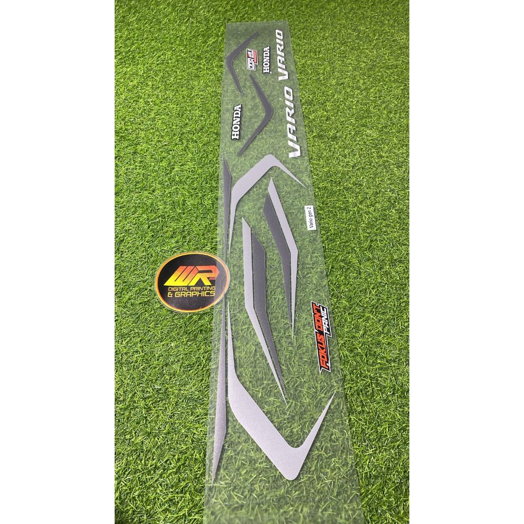 Vario GEN 2 STRIPING 2023-2024 POLET STICKER SIMPLE LIS MOTIF CLEAR ...