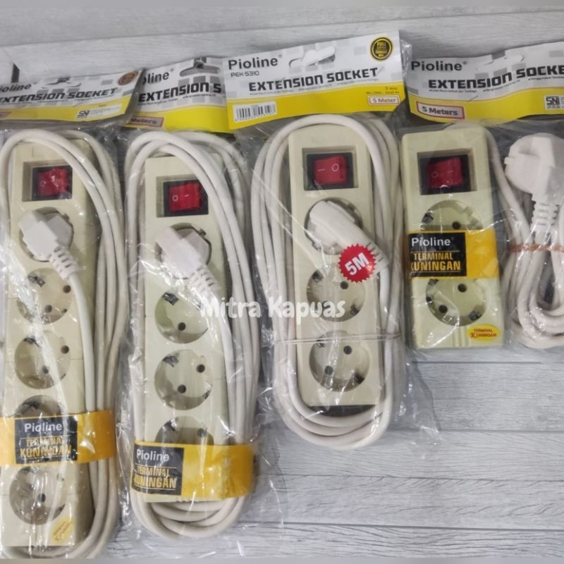 Multi PORTABLE TERMINAL SOCKET SWITCH STOP CONTACT CABLE LENGTH 5M ...