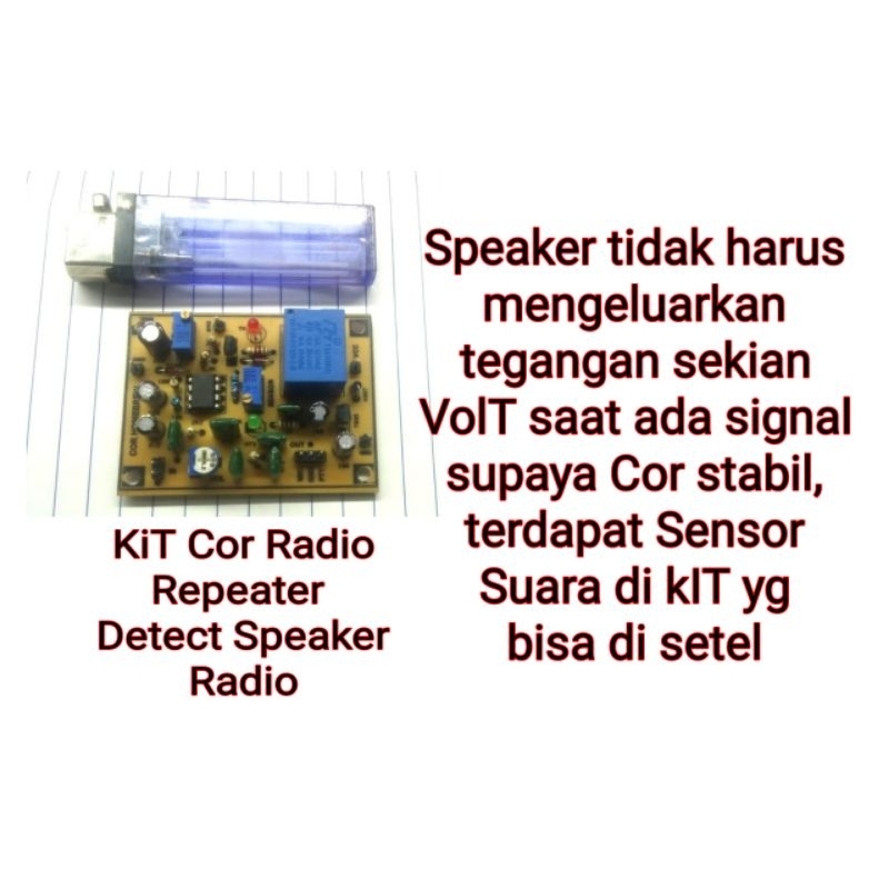 RADIO COR KIT REPEATER DETEK SPEAKER OUT RADIO | Shopee Philippines