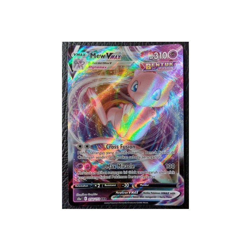 Pokemon TCG Cards - Mew V Max RRR (s12a) 054/172 | Shopee Philippines