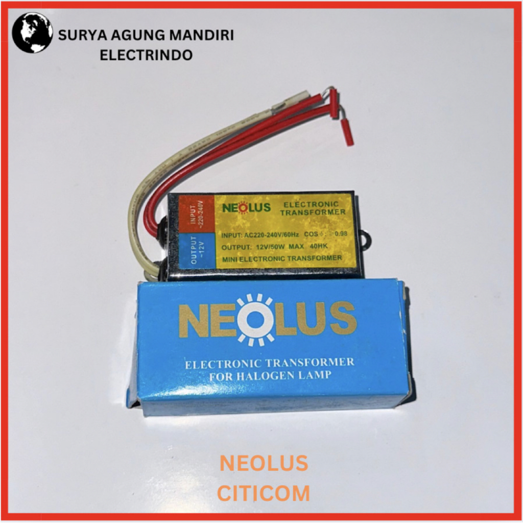 50 watt 12 volt halogen light transformer (Neolus) | Shopee Philippines