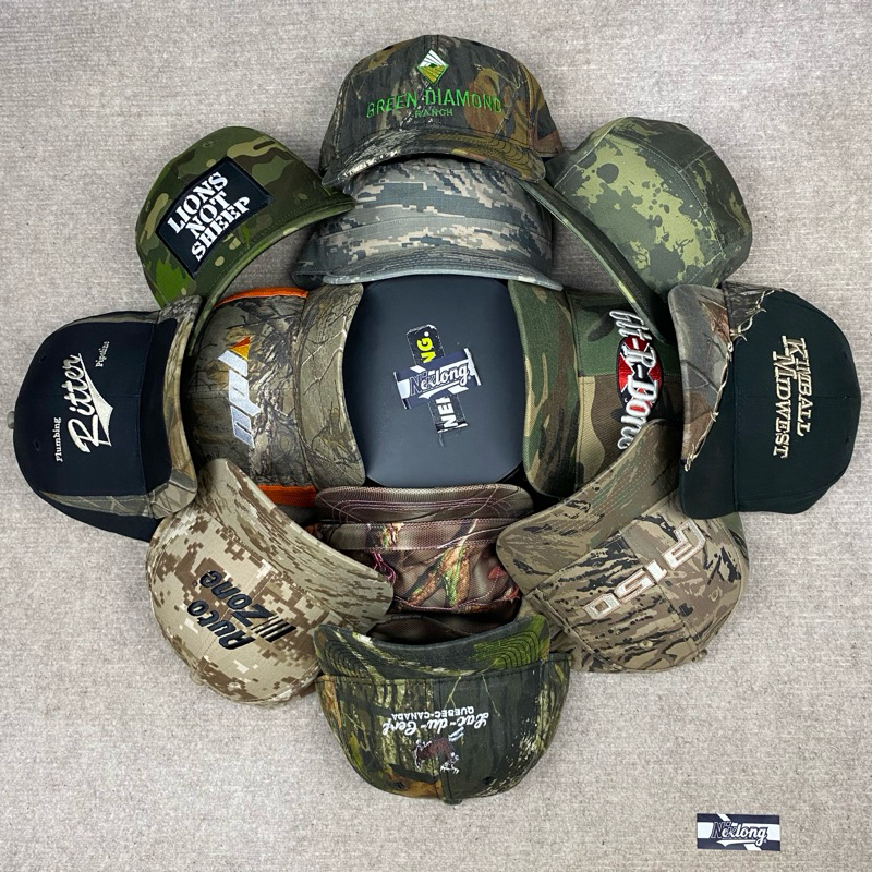 Realtree Camo Striped Hat for Hunting Tactical Second Thrift | Shopee ...