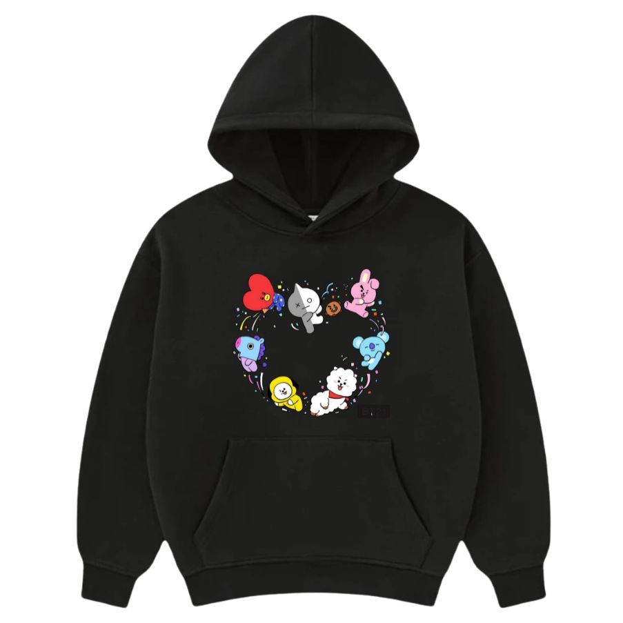 BT21 Love BTS Hoodie Sweater Jacket for Boys and Girls BT21 Kids ...