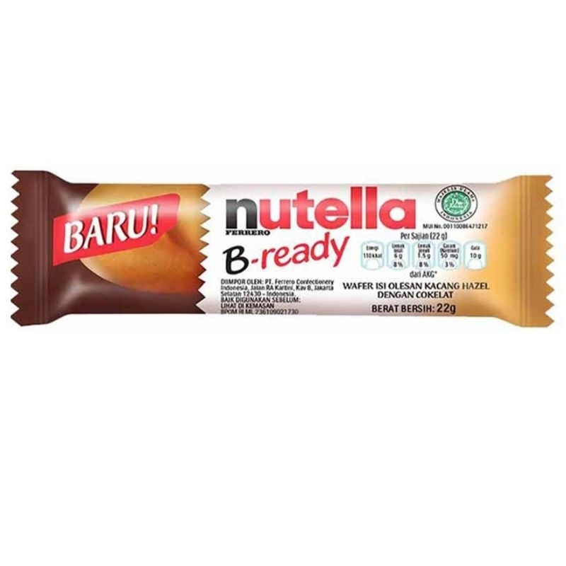 Nutella B-ready Chocolate Hazelnut Wafers 22 gr | Shopee Philippines