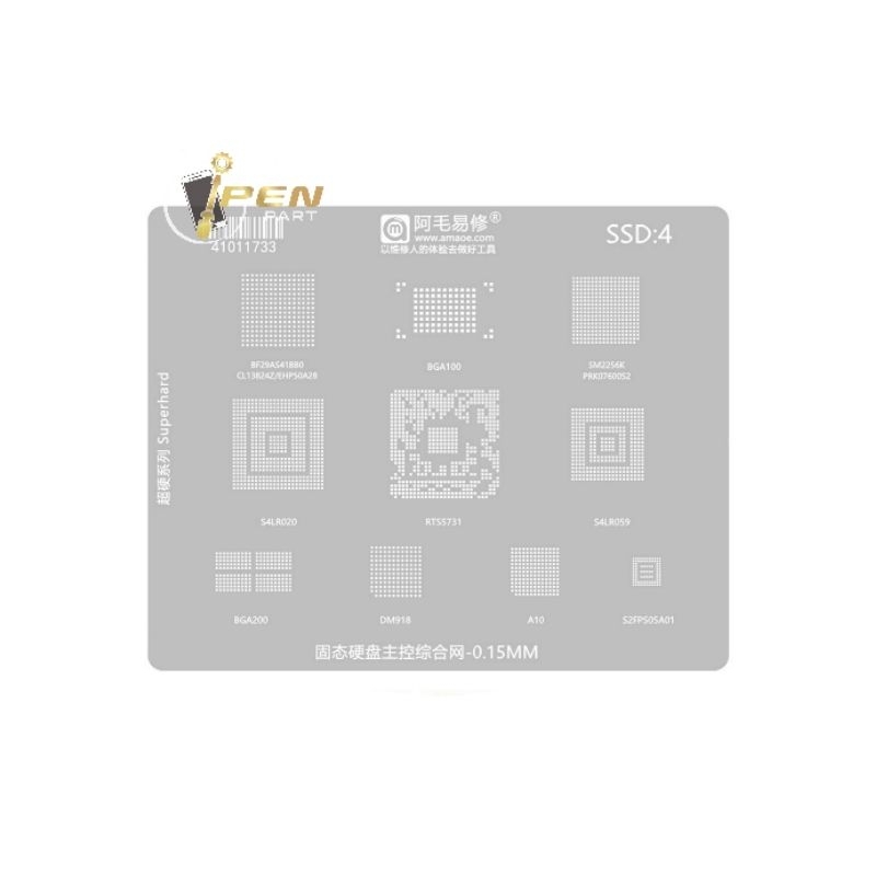 Amaoe RTS5731 Bga Original Stencil SSD4 Molding Plate | Shopee Philippines