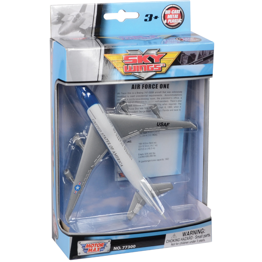 Iecast Motormax Sky Wings Airplane 1:100 Motormax Sky Wings 77300 ...