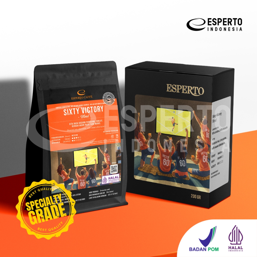 ESPERTO CAFFE SPECIALTY GRADE SIXTY VICTORY 200 g - COFFEE BEANS ...