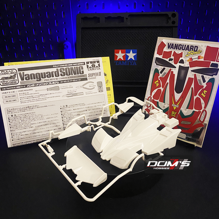 Body Tamiya 19435 VANGUARD SONIC PREMIUM - Manual Book, Decal Sticker ...