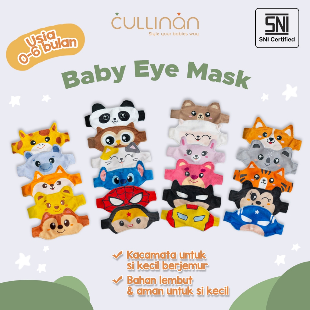 MATA Cullinan Baby Eye Mask - Baby Sun Cover - Baby Eye Patch | Shopee ...