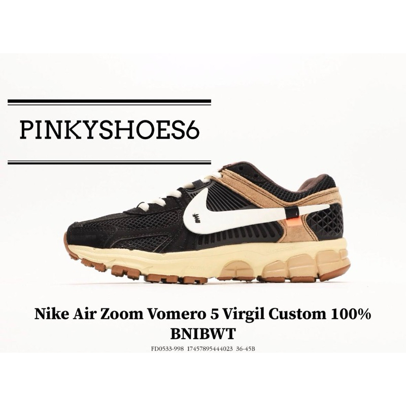 Zoom Vomero 5 Virgil Custom Air Shoes 100% BNIBWT | Shopee Philippines