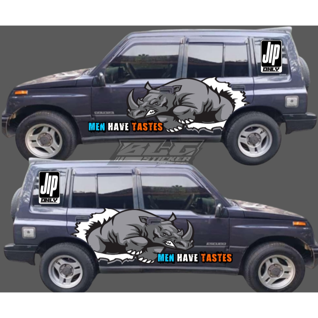 Car STICKER ESCUDO Side STRIP Variation STICKER DECAL Cool | Shopee ...
