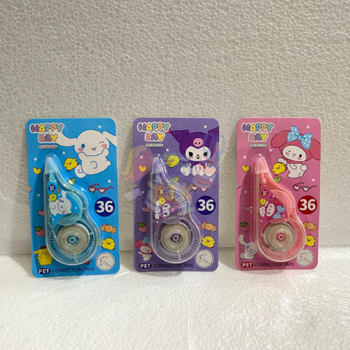 Correction TAPE SANRIO / LABEL KUROMI/CINNAMOROL/MELODY | Shopee ...