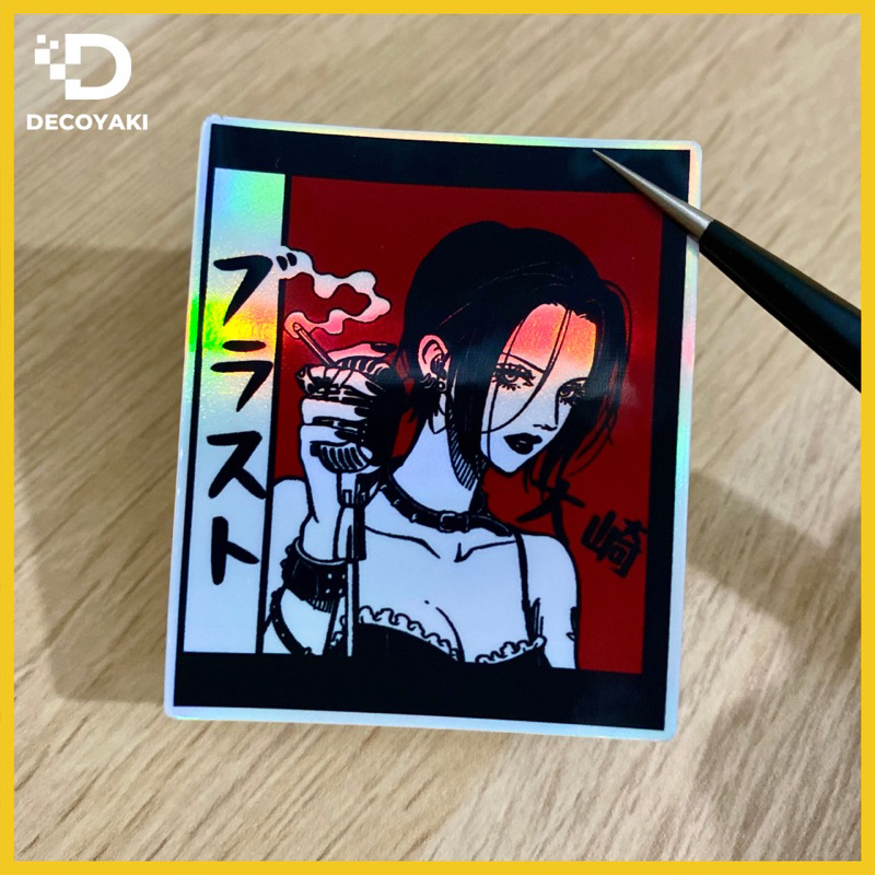Harajuku Japanese Girl Hologram Sticker | Shopee Philippines