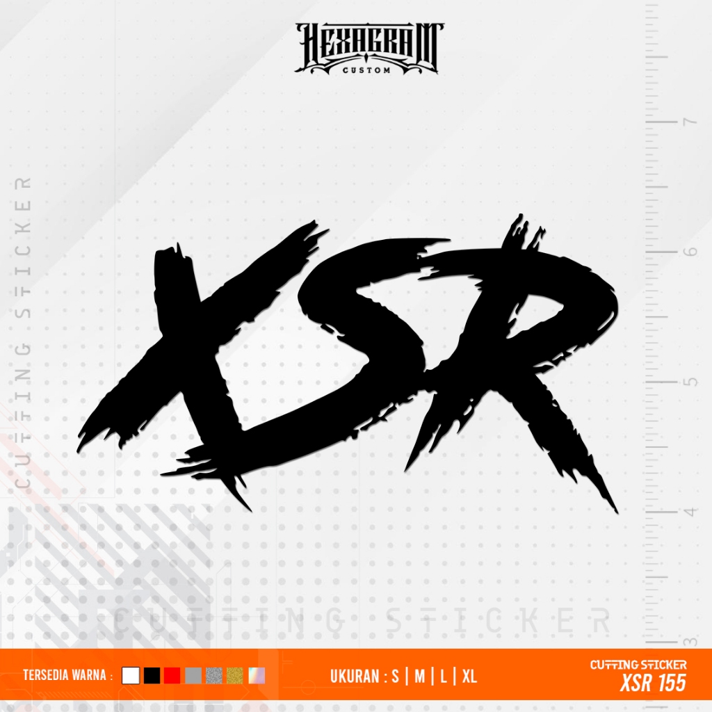 Cutting Sticker XSR 155 | Sticker Cutting XSR 155 | Xsr 155 | 1pcs ...