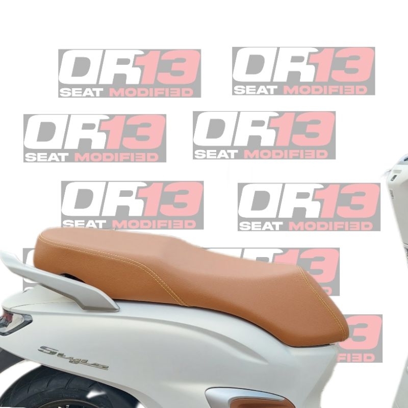Mbtech PREMIUM CARRERA SPECIAL Leather Seat Brown Color Motorcycle ...