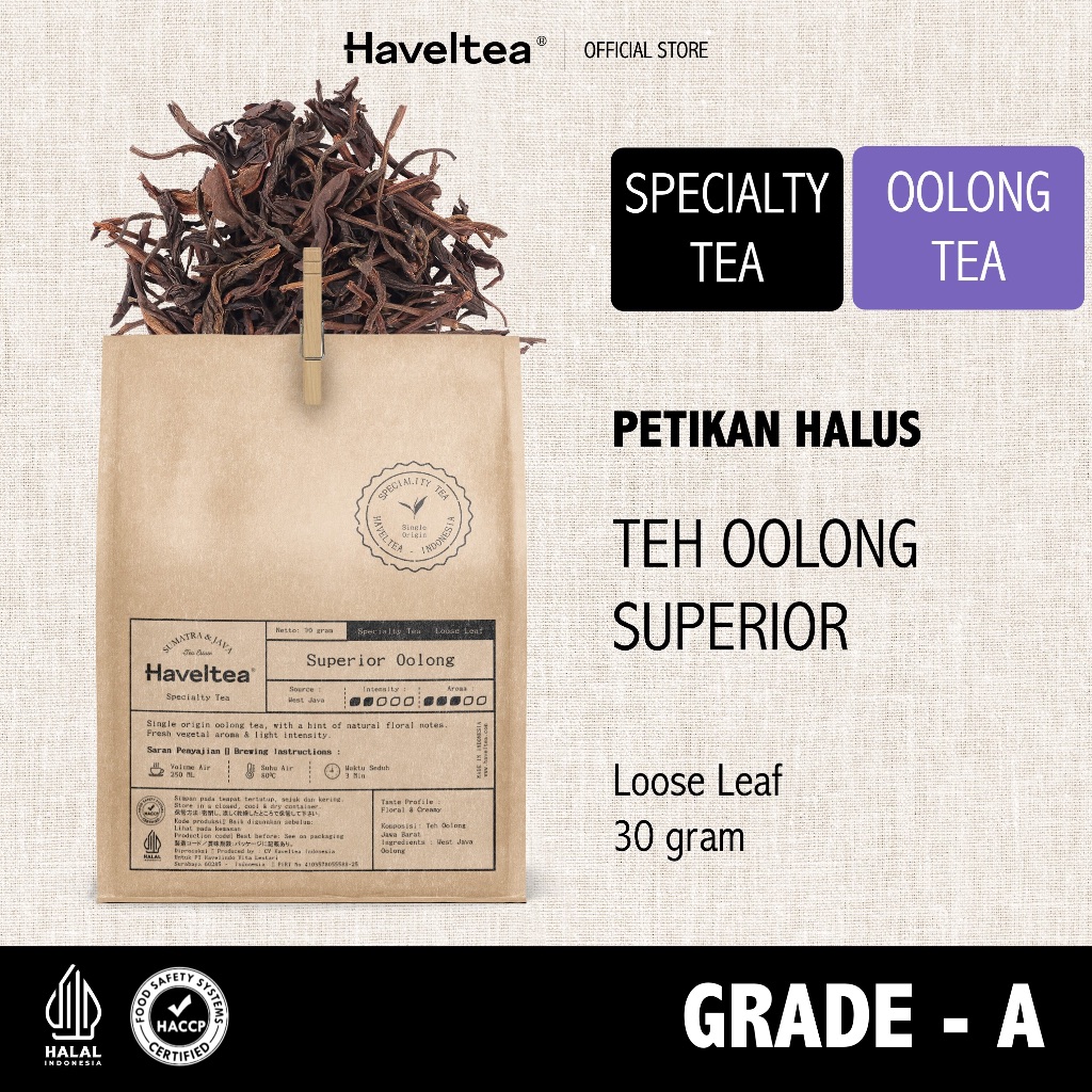SUPERIOR OOLONG | The Grand Cru | Haveltea | Oolong Tea | Loose Leaf ...