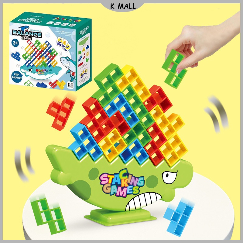 Balance Block Funny Tetra Toy Swing Stack Educational Children's Toys ...