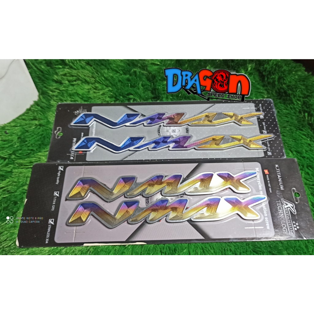 Yamaha nmax titanium logo Emblem original vietnam gr5 | Shopee Philippines