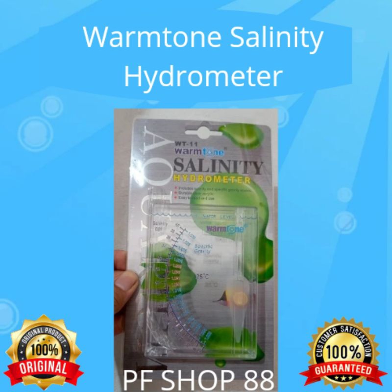Warmtone Salinity Hydrometer Hydrometer WT11 Measuring Instrument For ... Warmtone Salinity Hydrometer Hydrometer WT11 Measuring Instrument For ...