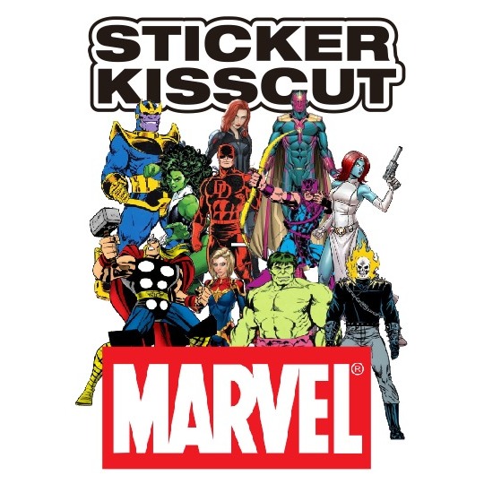 STICKER PACK CONTAINS 4 SHEETS AVENGERS MARVEL VERSION - VIRAL MARVEL ...