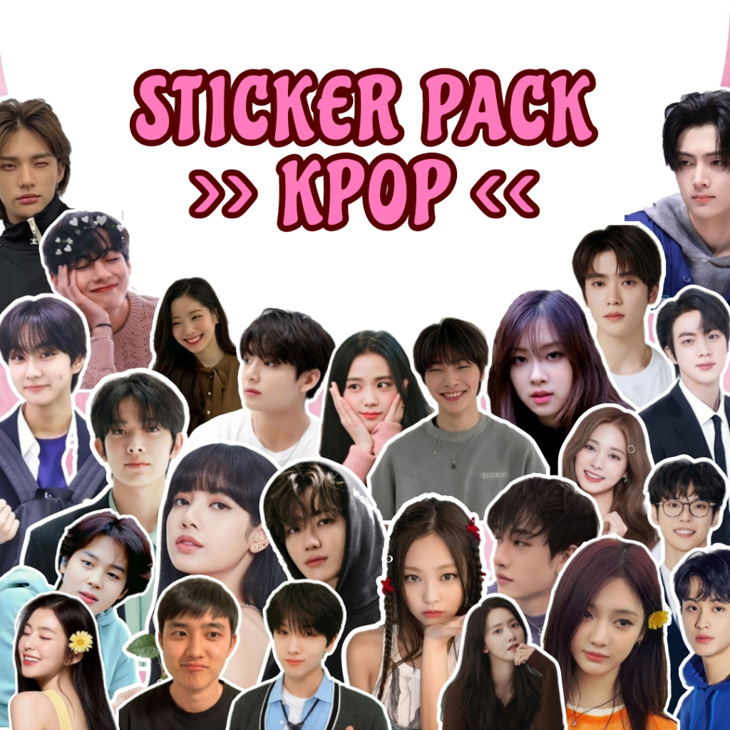 Kpop Pack Sticker | Kpop Stickers | Blackpink Sticker | Bts Sticker ...