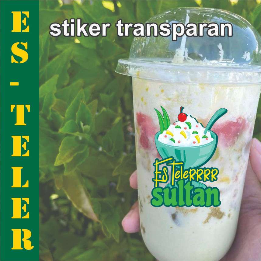 100pcs VIRAL Ice TELER Transparent Stickers | Shopee Philippines