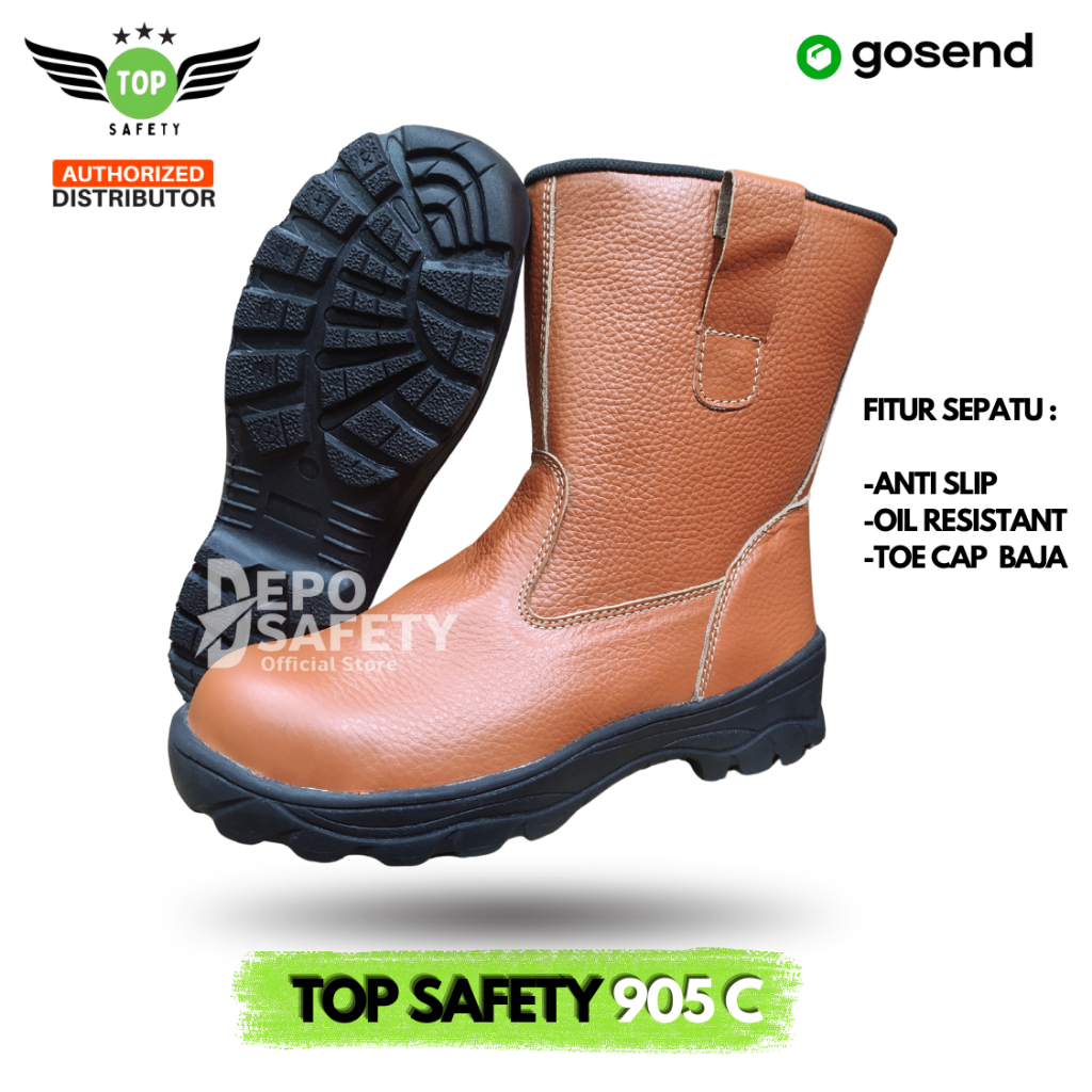 TOP SAFETY Men's Safety Shoes Type 905 Boots - TOP SAFETY 905 Safety ...