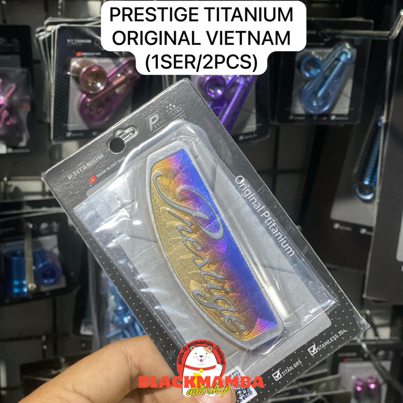 Vietnam ORIGINAL PRESTIGE TITANIUM EMBLEM LOGO | Shopee Philippines