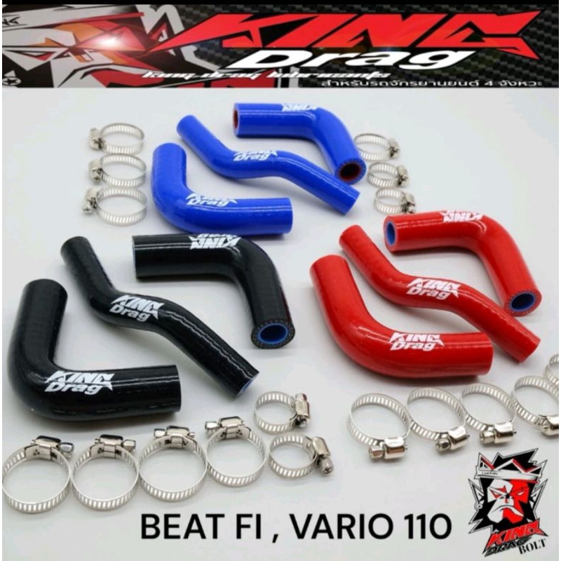 Kingdrag THAILAND BEAT FI VARIO 110 RADIATOR HOSE ORIGINAL THAILAND ...