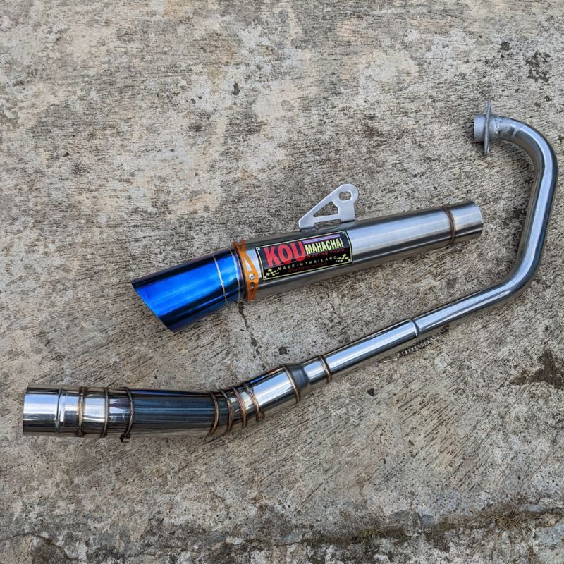 Kou Mahachai Open Spec pipe exhaust 51mm for Tmx 125 155 Rusi tc 125 ...