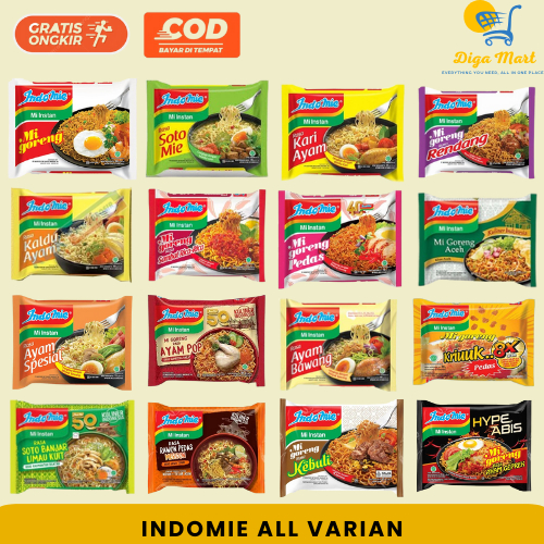 Indomie All Variants (Add xtra display case packing cardboard to make ...