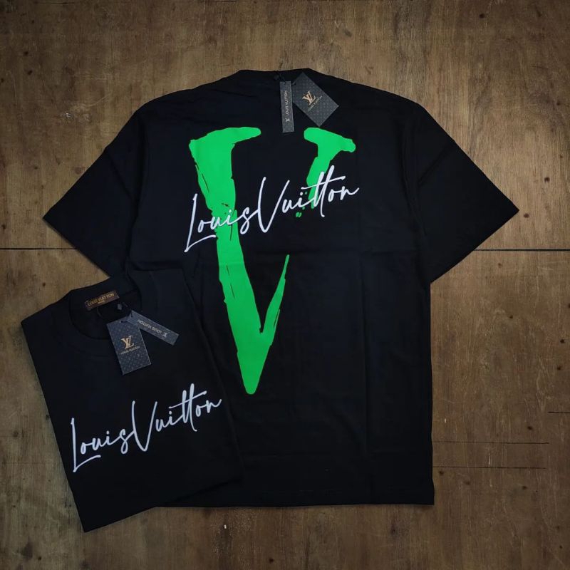 Lv VLONE T-SHIRT LOGO FONT STABILO MEN WOMEN PRINTED BLACK PREMIUM ...