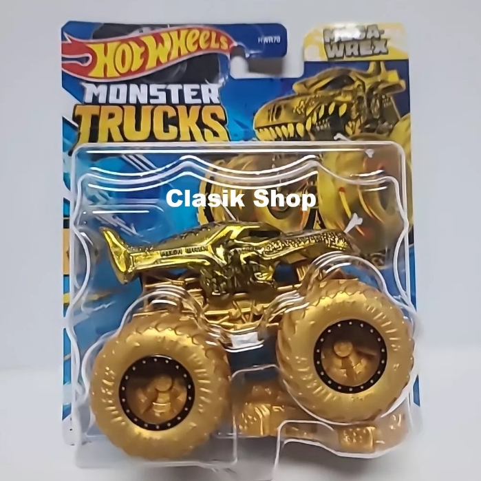 Mega WREX Special Edition Gold Golden Monster Trucks Hot Wheels ...