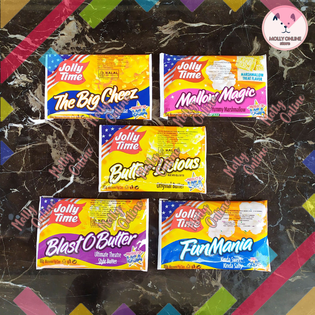 Jolly Time Pop Corn Assorted Variants Microwave Popcorn Jollytime ...