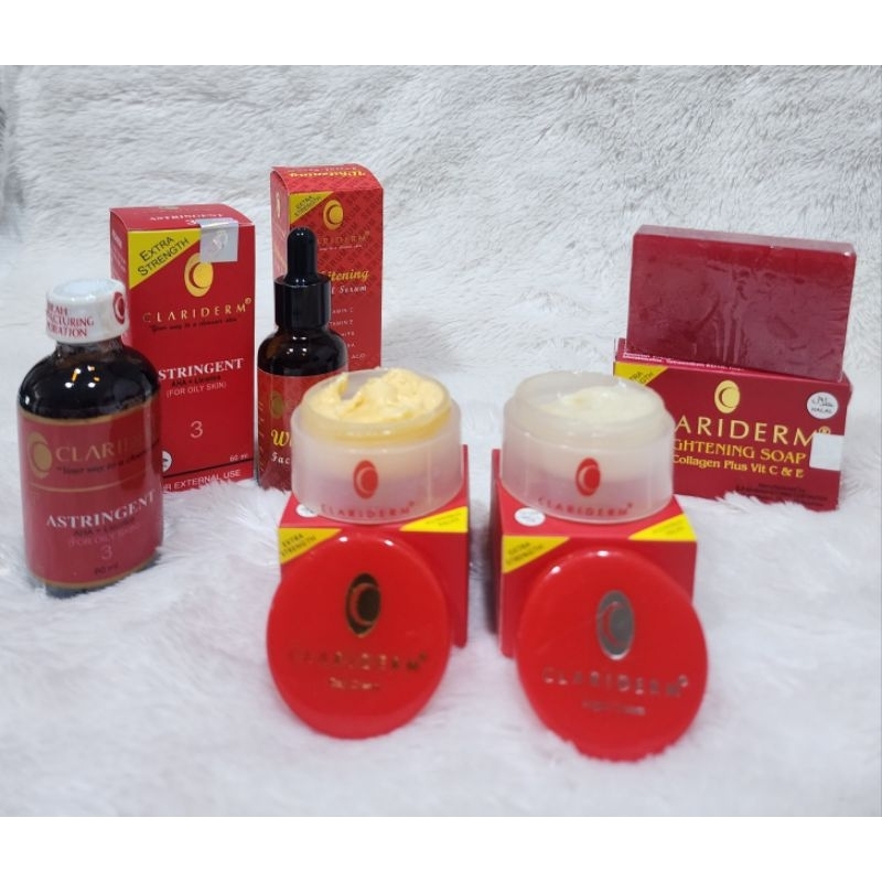 CLARIDERM Original Whitening Series PACKAGE | Shopee Philippines