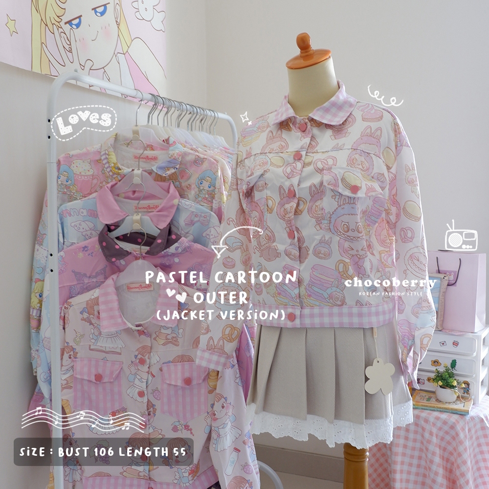 Chocoberry - PASTEL CARTOON outer - JACKET VERSION/outer outer Cute ...